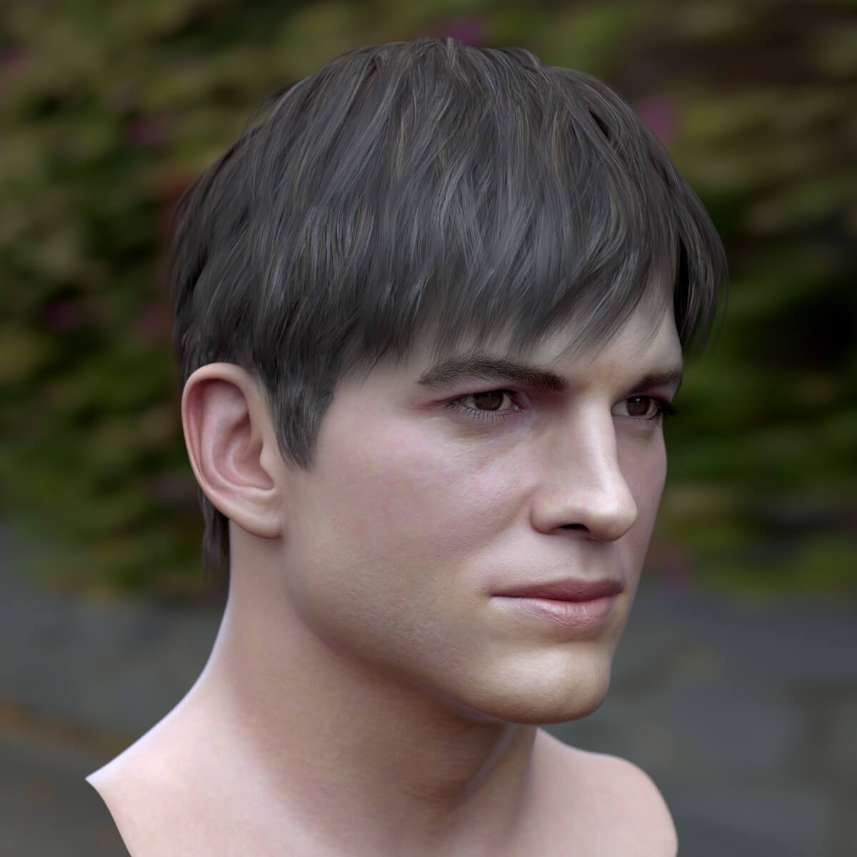 Ashton Kutcher Head - 3D Model by vefilanna