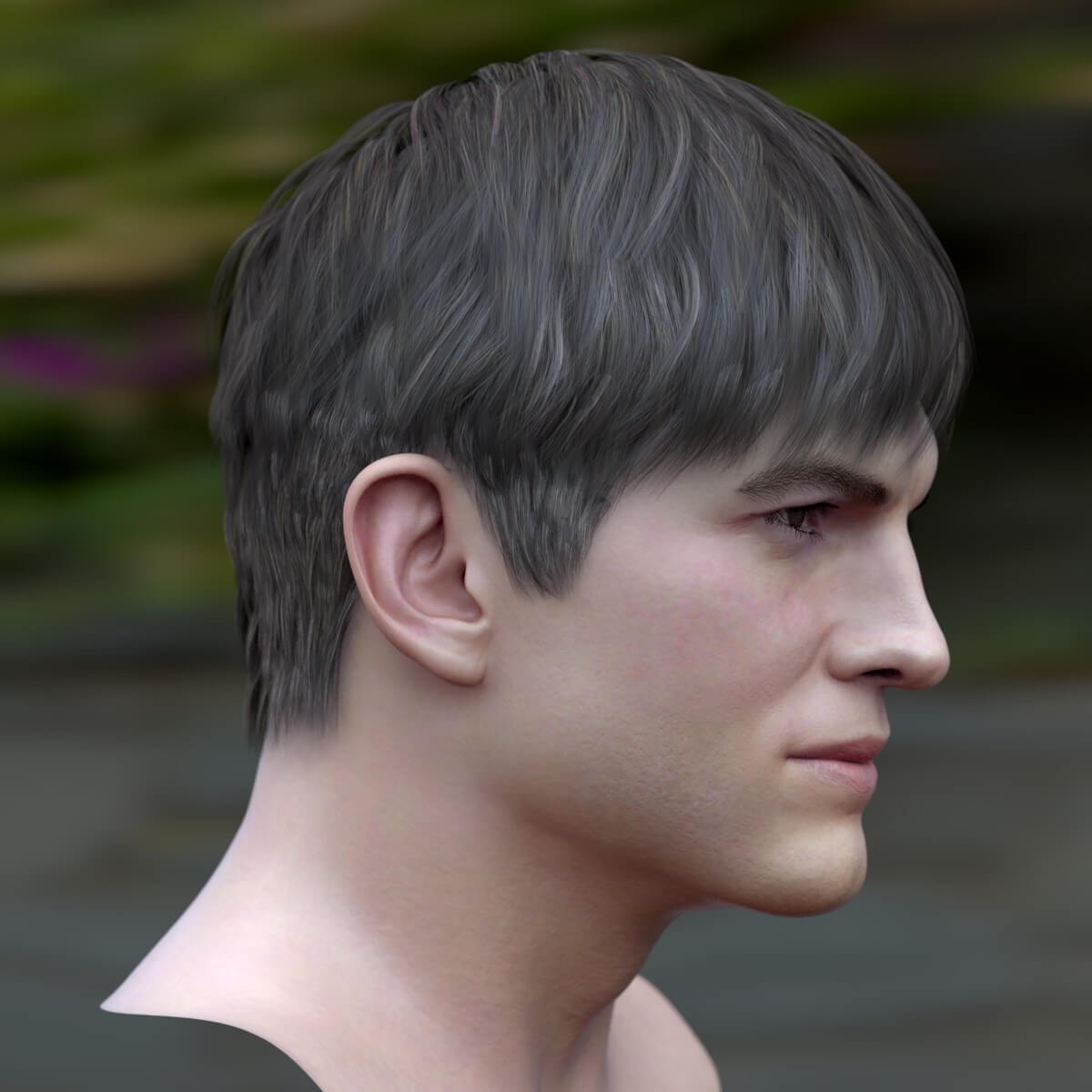 Ashton Kutcher Head - 3D Model by vefilanna