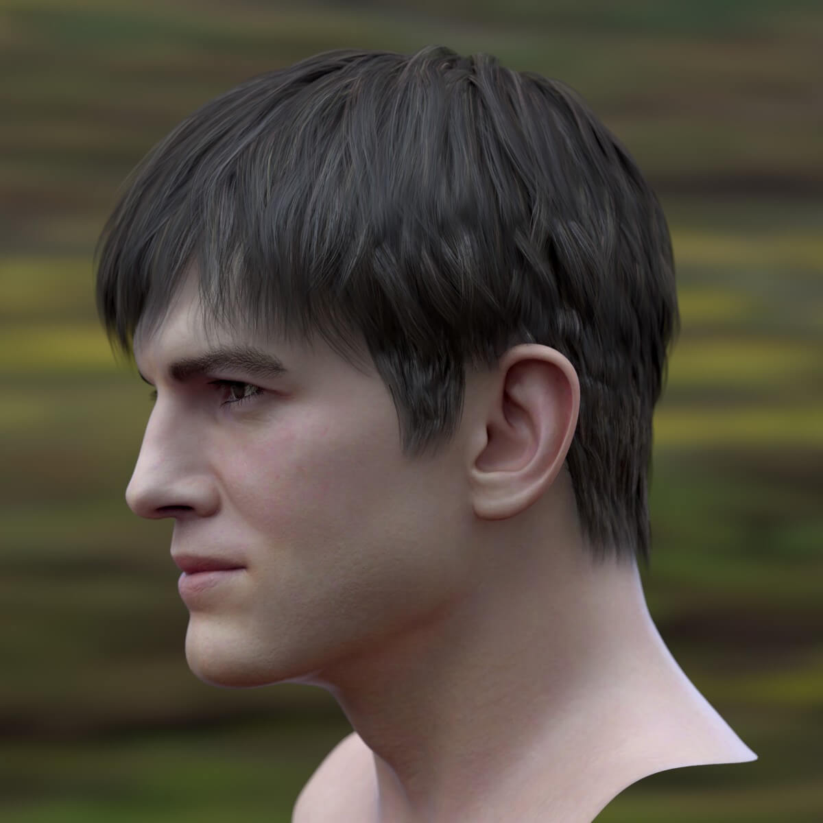 Ashton Kutcher Head - 3D Model by vefilanna