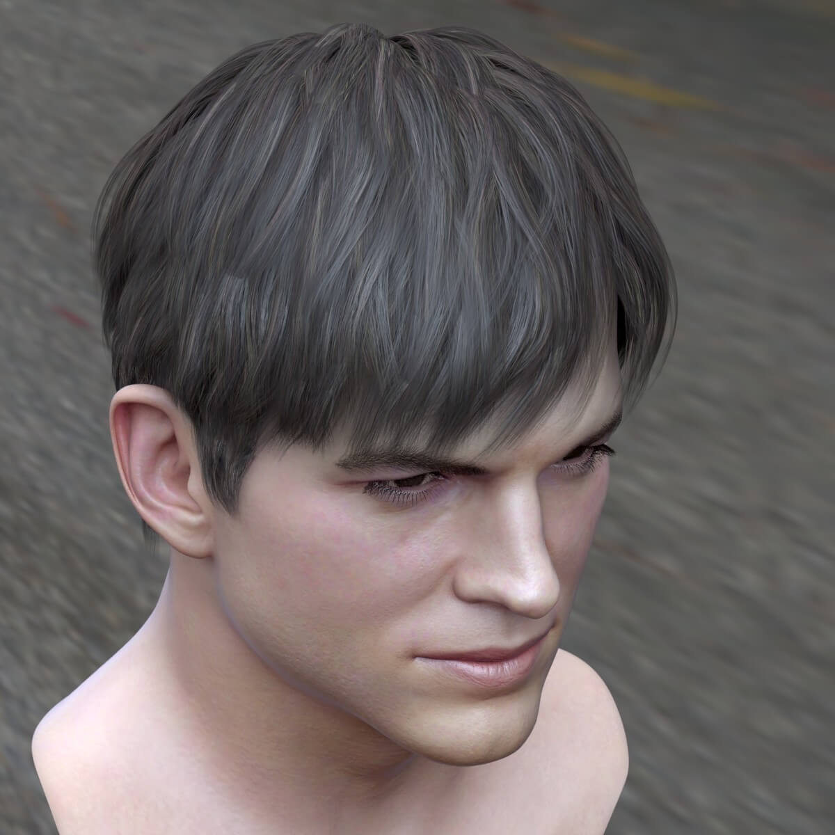 Ashton Kutcher Head - 3D Model by vefilanna