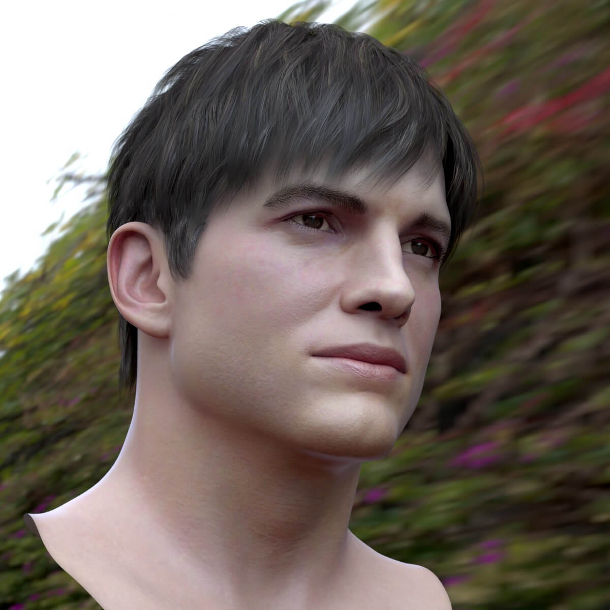 Ashton Kutcher Head - 3D Model by vefilanna