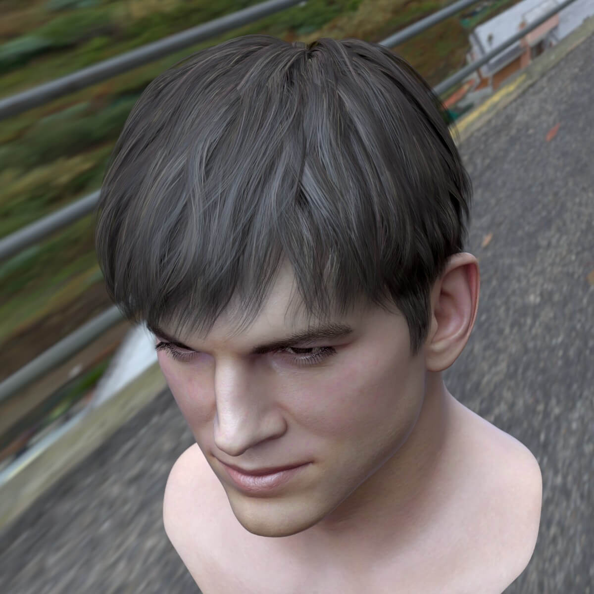 Ashton Kutcher Head - 3D Model by vefilanna