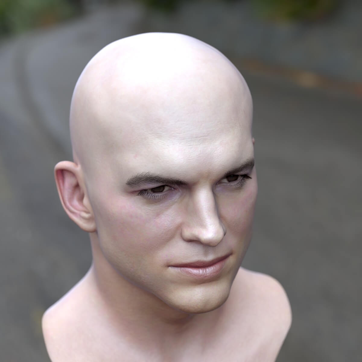 Ashton Kutcher Head - 3D Model by vefilanna