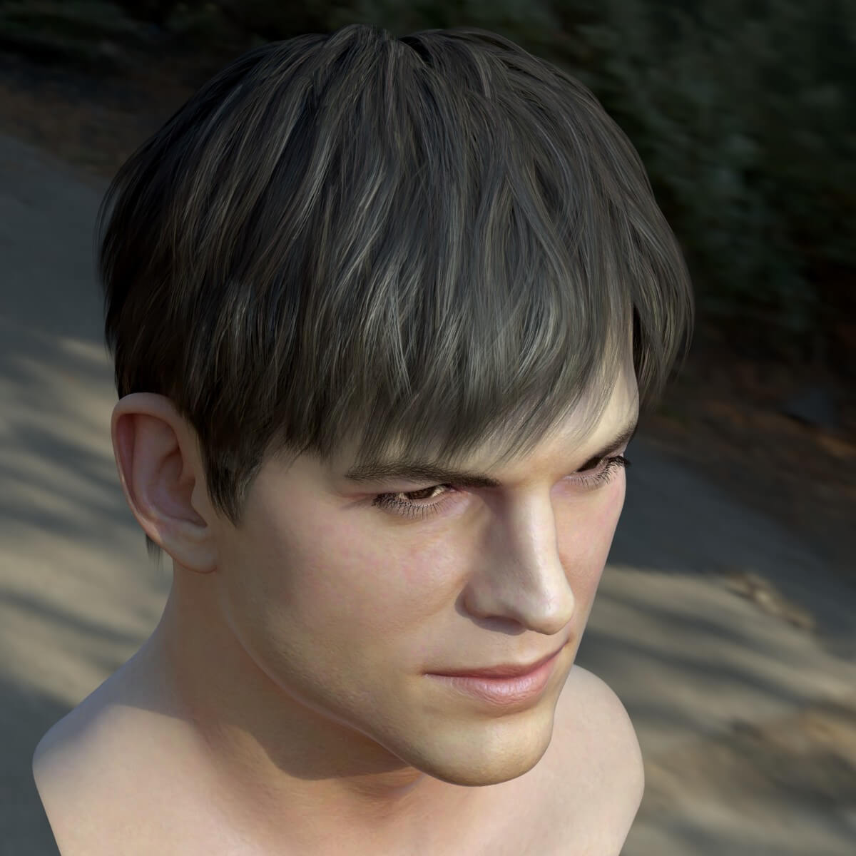 Ashton Kutcher Head - 3D Model by vefilanna