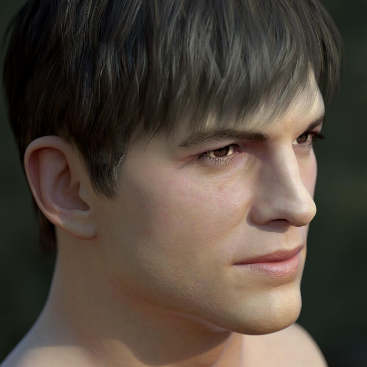 Ashton Kutcher Head - 3D Model by vefilanna