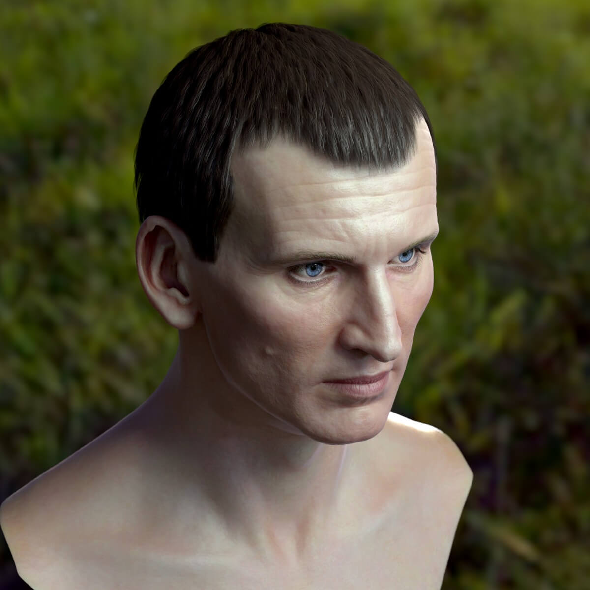 3D Model Christopher Eccleston Head by vefilanna