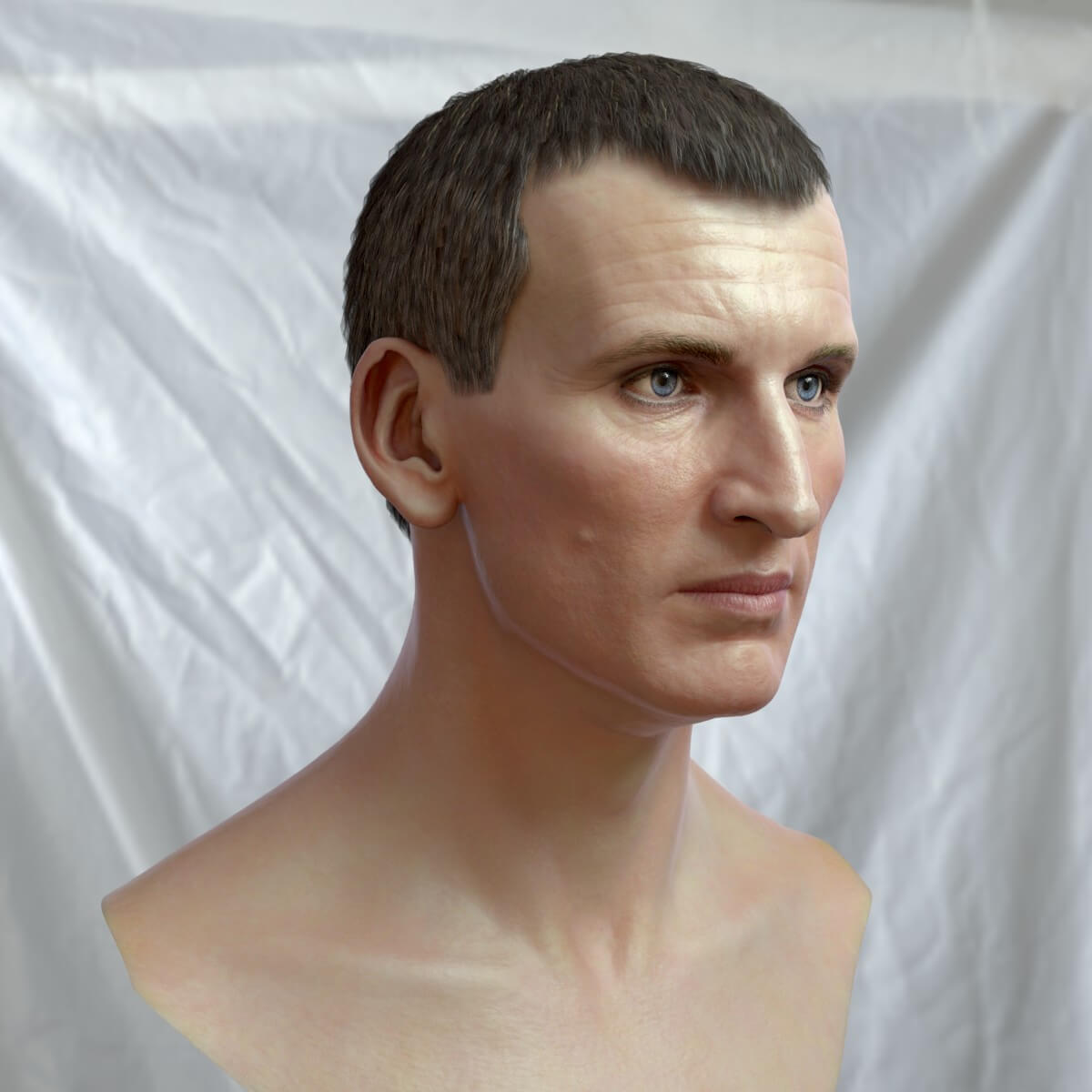 Christopher Eccleston Head - 3D Model by vefilanna