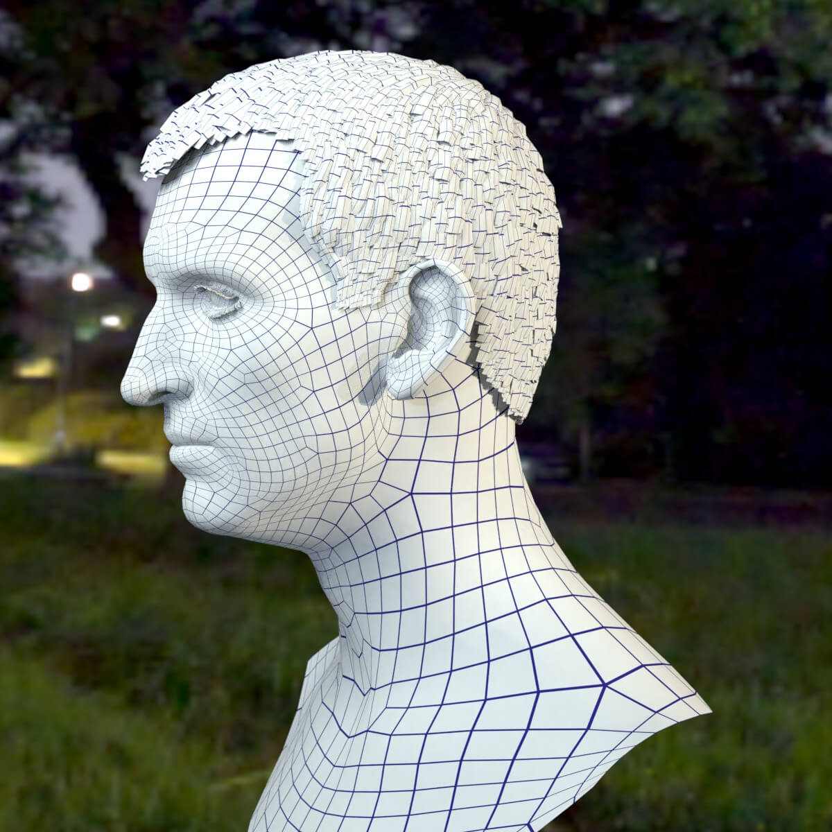 3D Model Christopher Eccleston Head by vefilanna