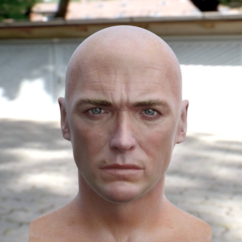 3D Model Clint Eastwood Head V1 by vefilanna