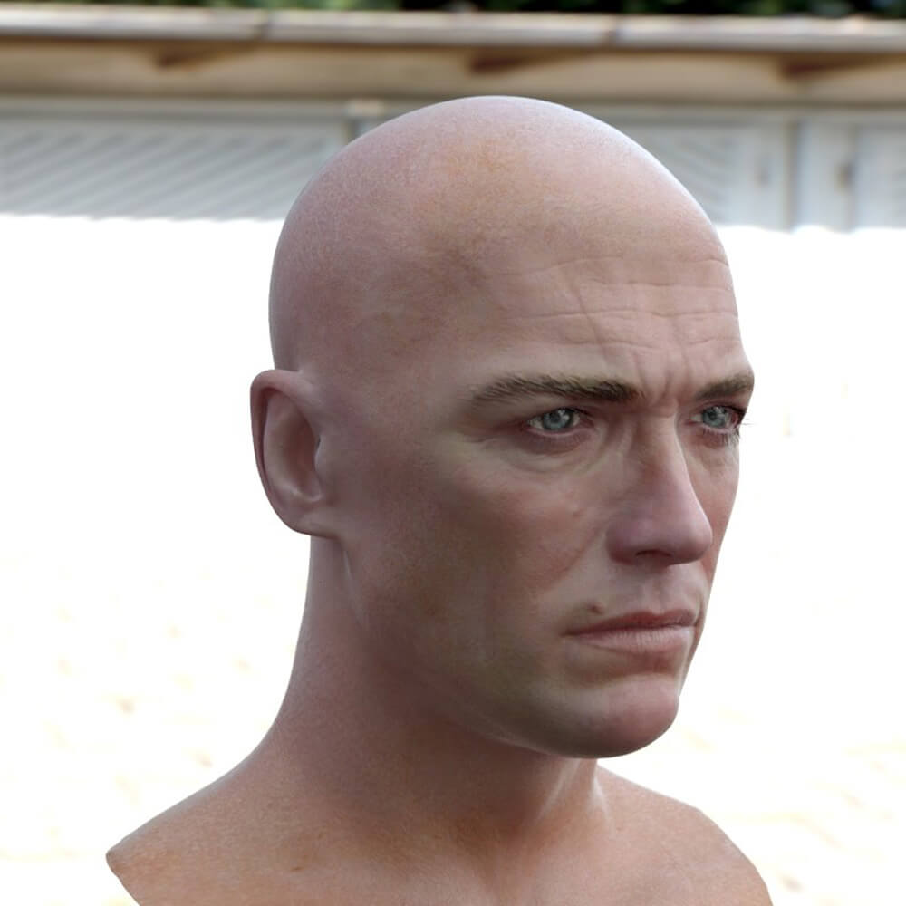 3D Model Clint Eastwood Head V1 by vefilanna