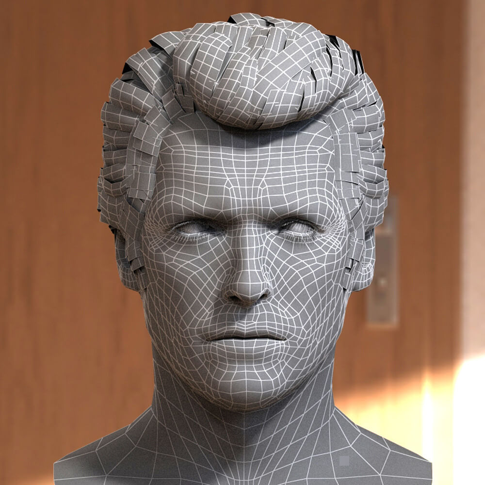 3D Model Clint Eastwood Head V1 by vefilanna