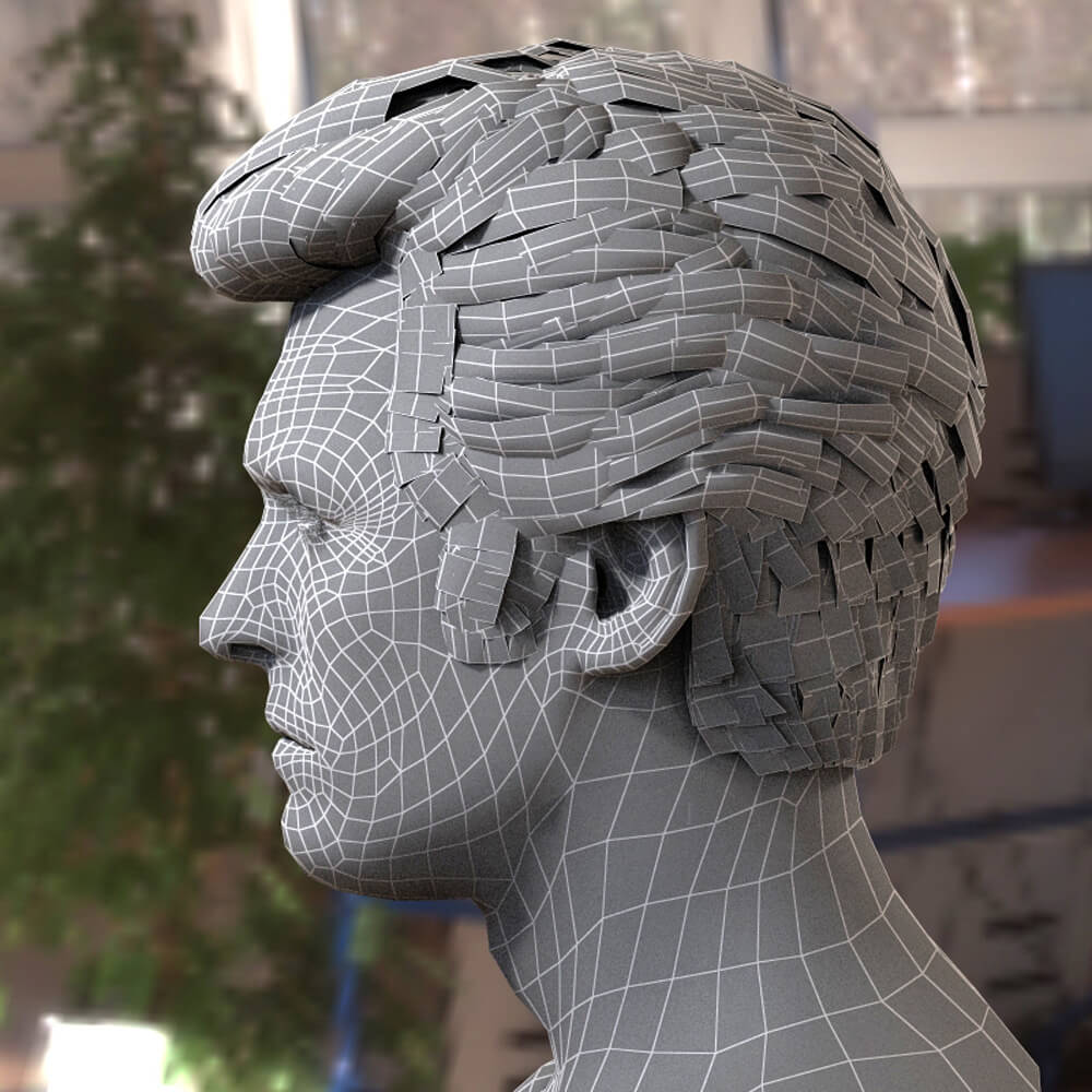 3D Model Clint Eastwood Head V1 by vefilanna