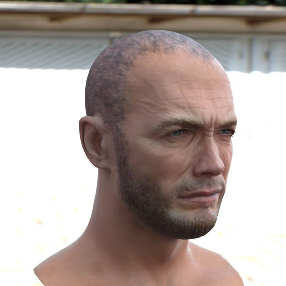 Clint Eastwood Head V2 - 3D Model by vefilanna