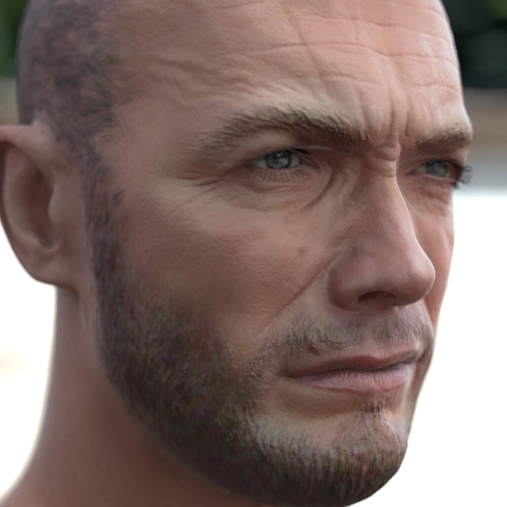 Clint Eastwood Head V2 - 3D Model by vefilanna