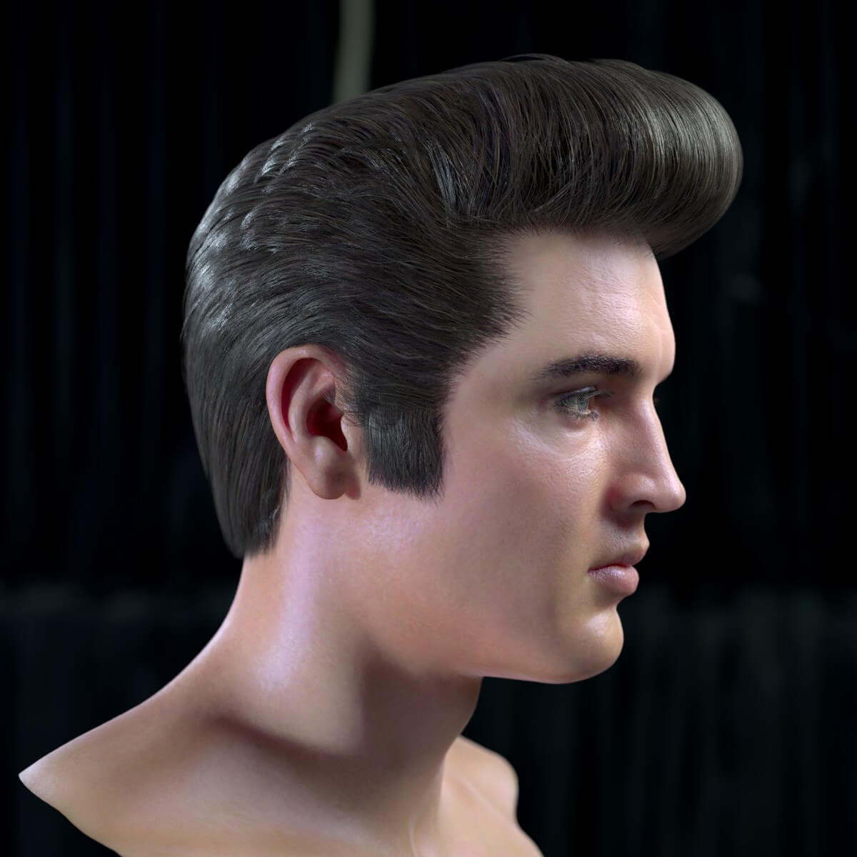 Elvis Presley Head - 3D Model by vefilanna