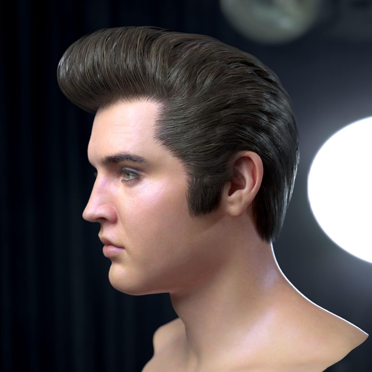 Elvis Presley Head - 3D Model by vefilanna