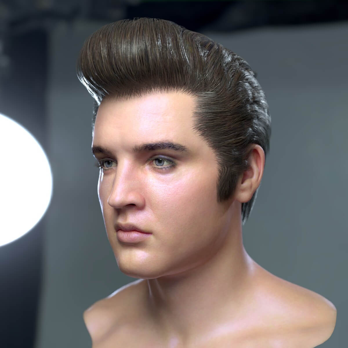 Elvis Presley Head - 3D Model by vefilanna
