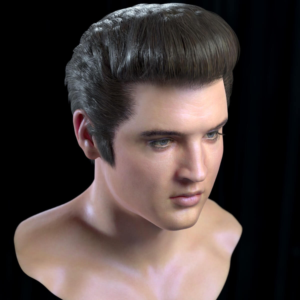 Elvis Presley Head - 3D Model by vefilanna