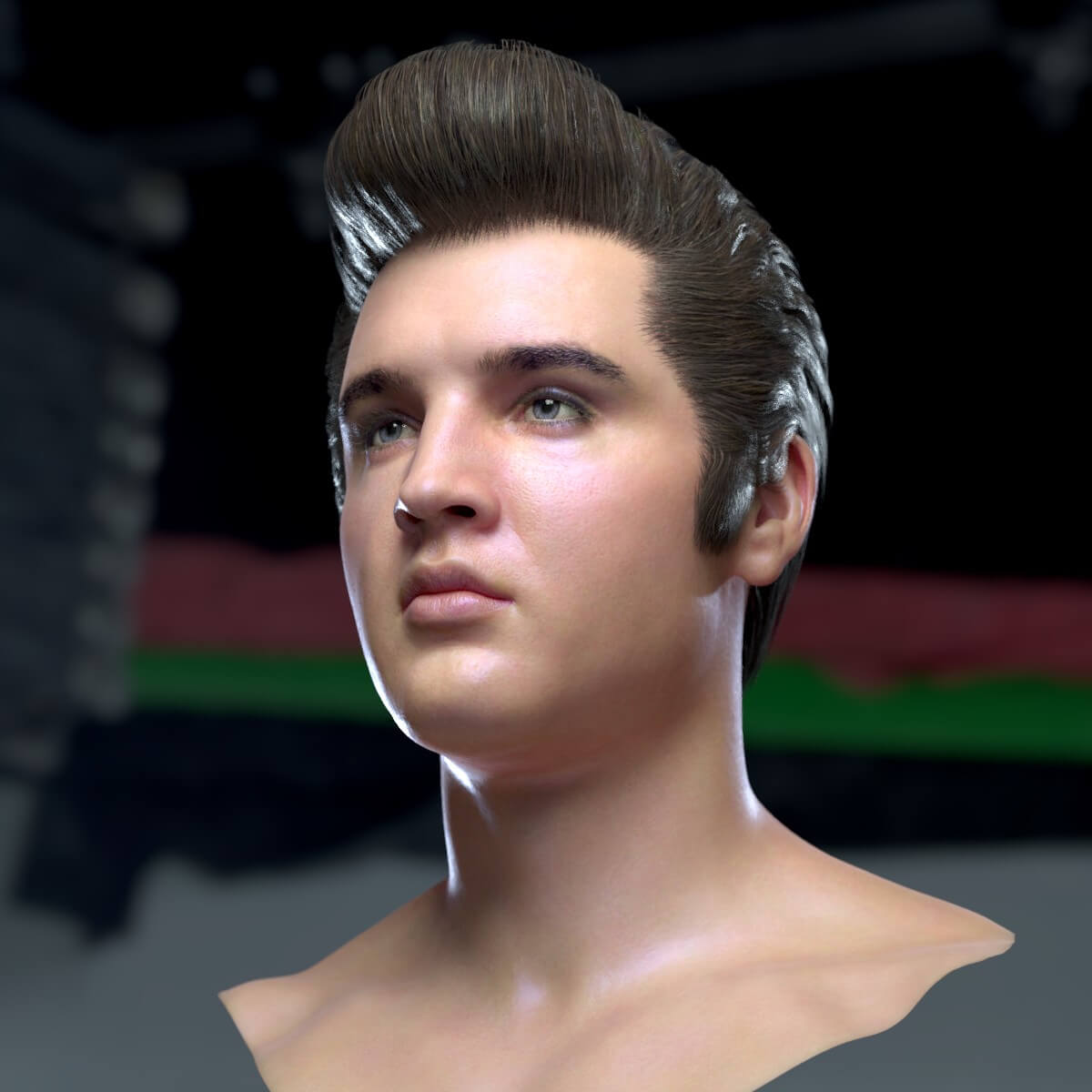 Elvis Presley Head - 3D Model by vefilanna