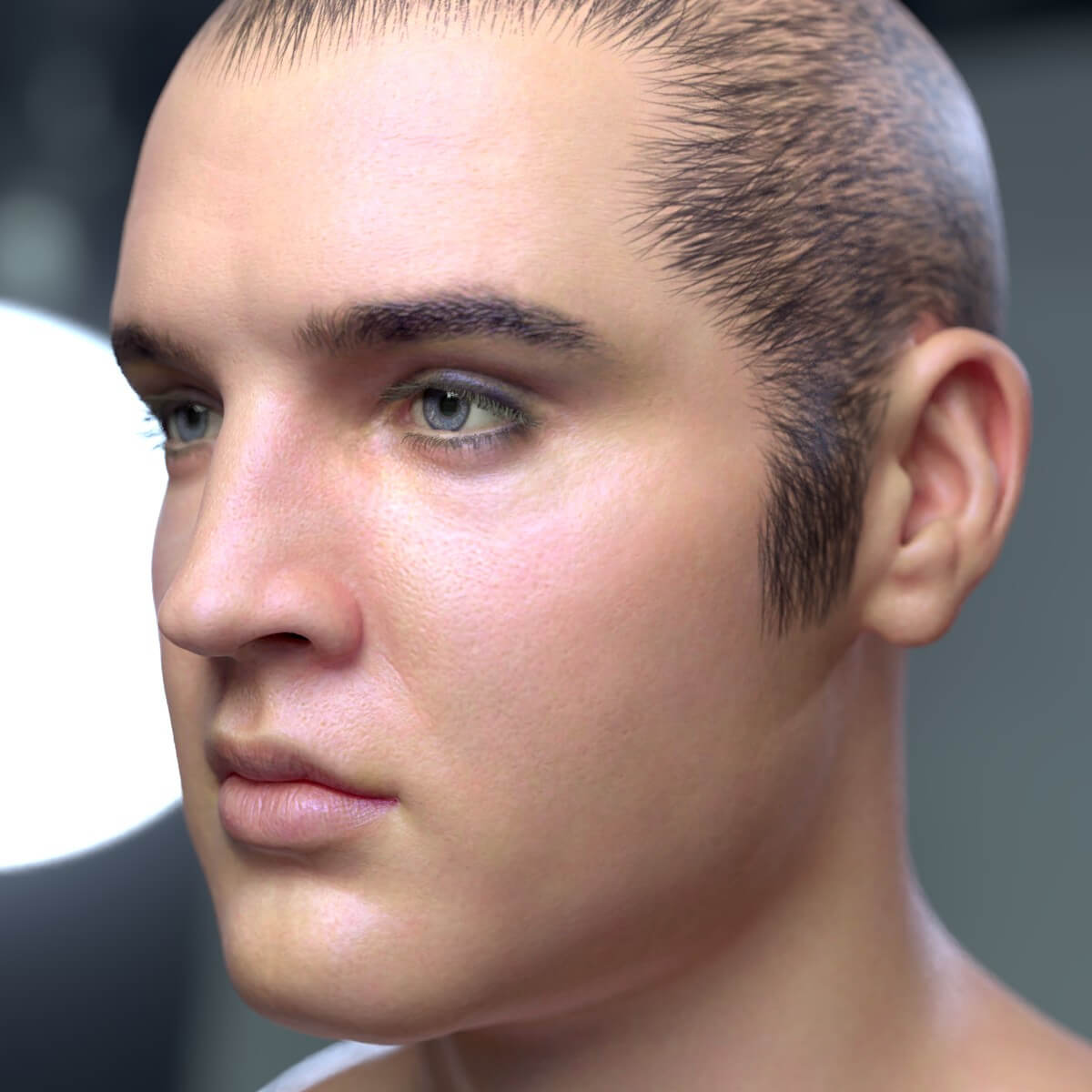 3D Model Elvis Presley Head by vefilanna