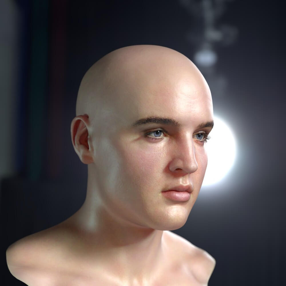 3D Model Elvis Presley Head by vefilanna