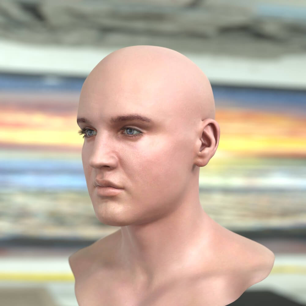 3D Model Elvis Presley Head by vefilanna