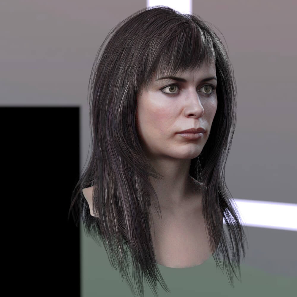 Eve Myles Head - 3D Model by vefilanna