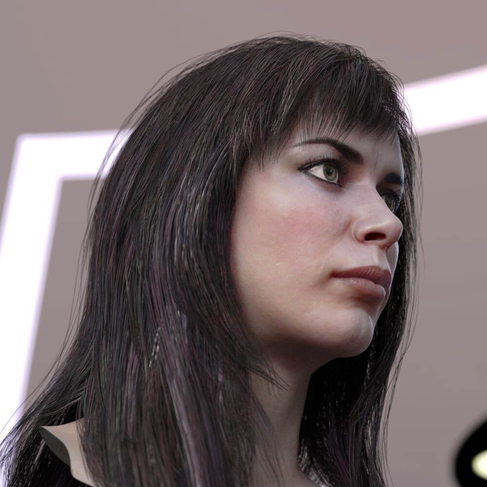 Eve Myles Head - 3D Model by vefilanna