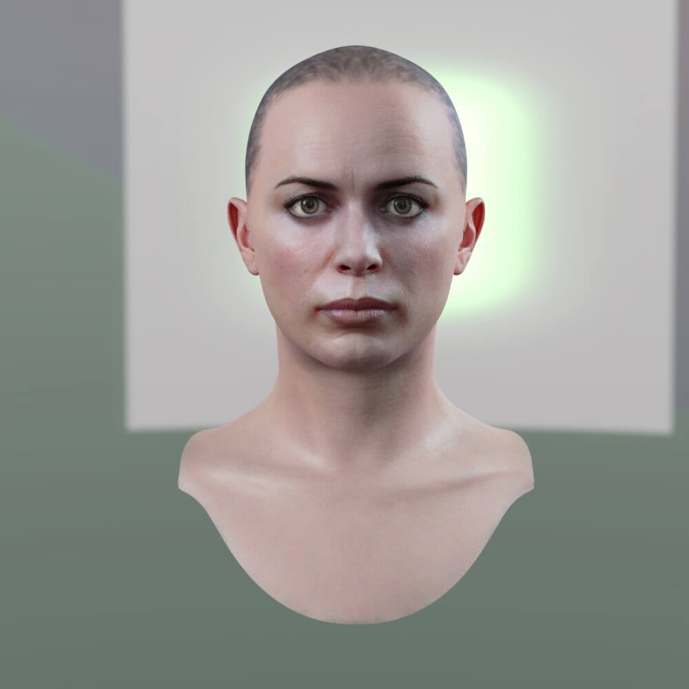Eve Myles Head - 3D Model by vefilanna