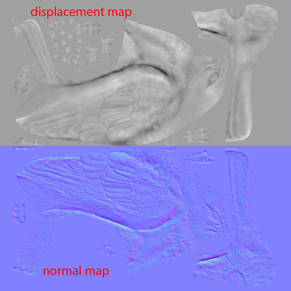 Falcon Bird Basic Shape - 3D Model by vefilanna