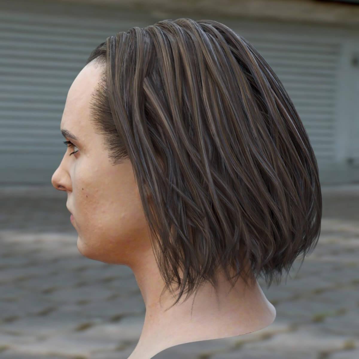 Frank Dillane Nick Clark Head - 3D Model by vefilanna