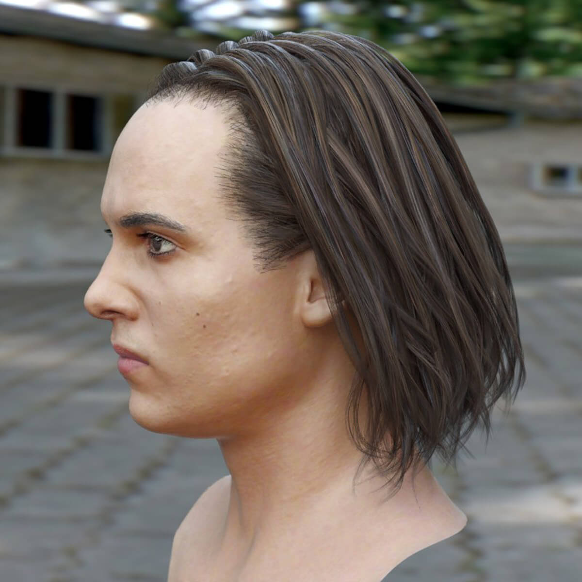 Frank Dillane Nick Clark Head - 3D Model by vefilanna