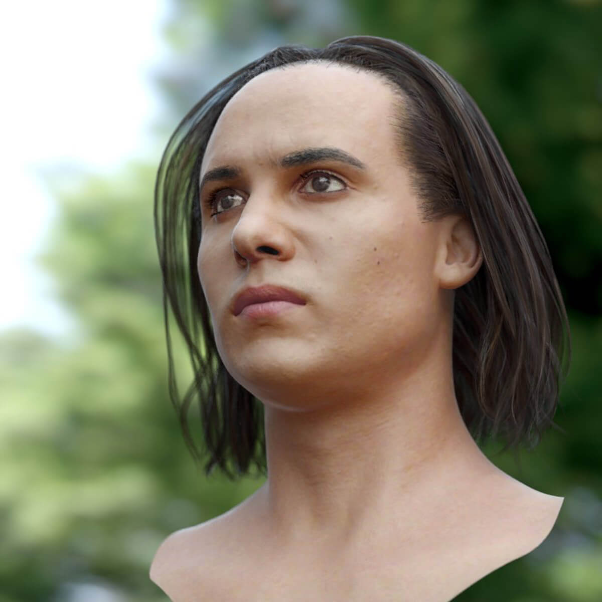 Frank Dillane Nick Clark Head - 3D Model by vefilanna