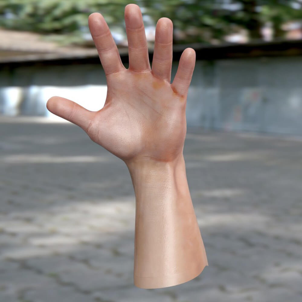 Hand - 3D Model by vefilanna