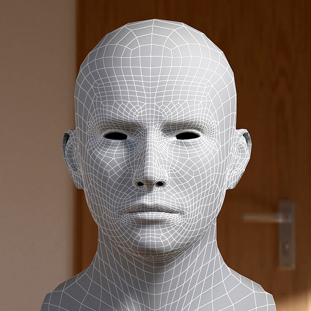 Human Head Male V6 - 3D Model by vefilanna