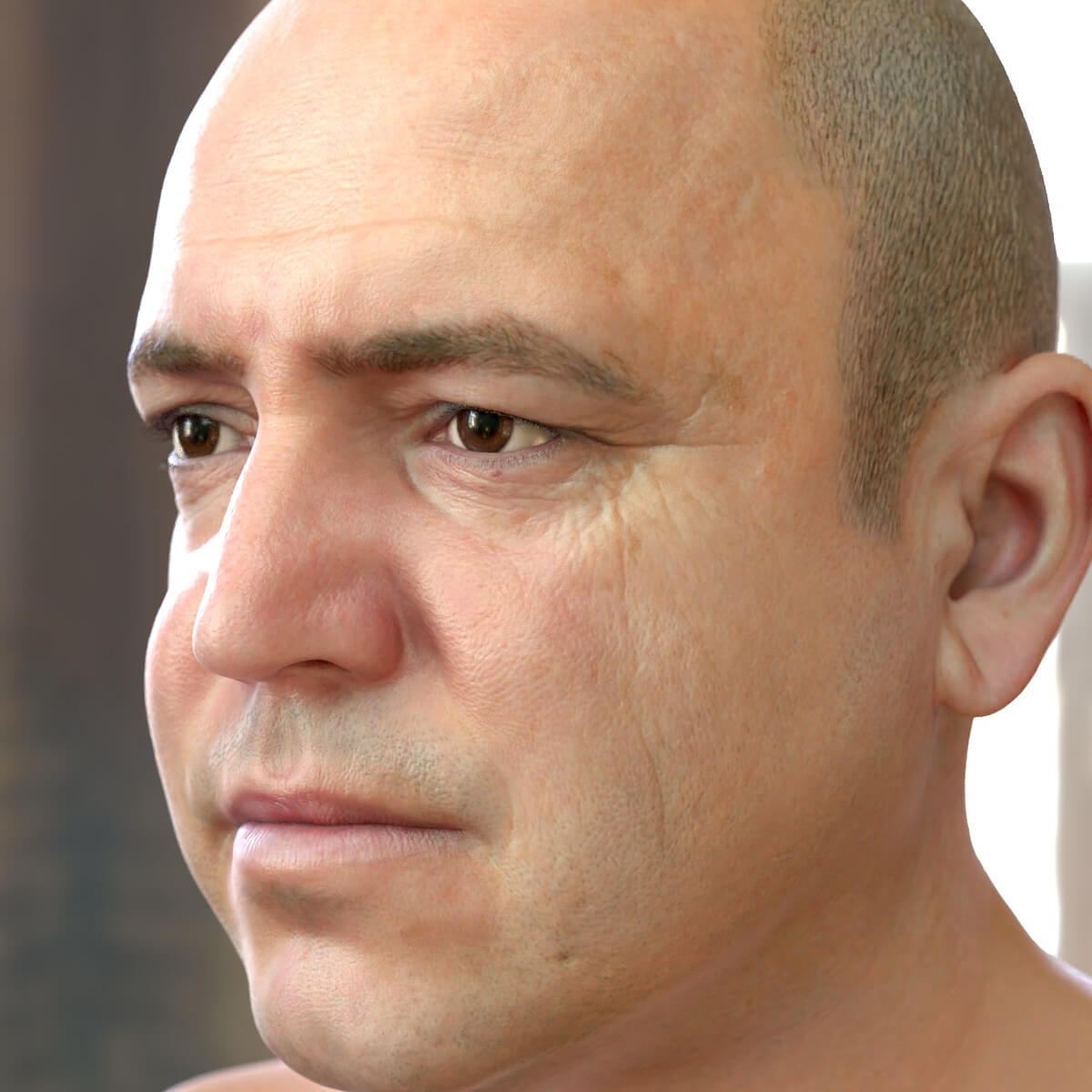 3D Model Human Head V2 by vefilanna