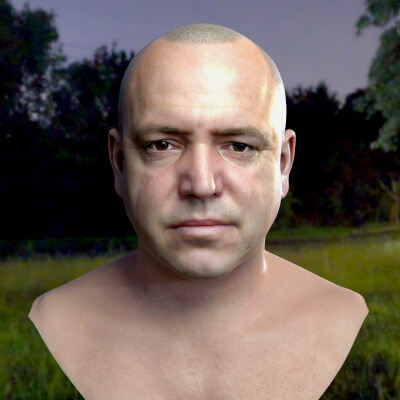 Human Head V2 - 3D Model by vefilanna