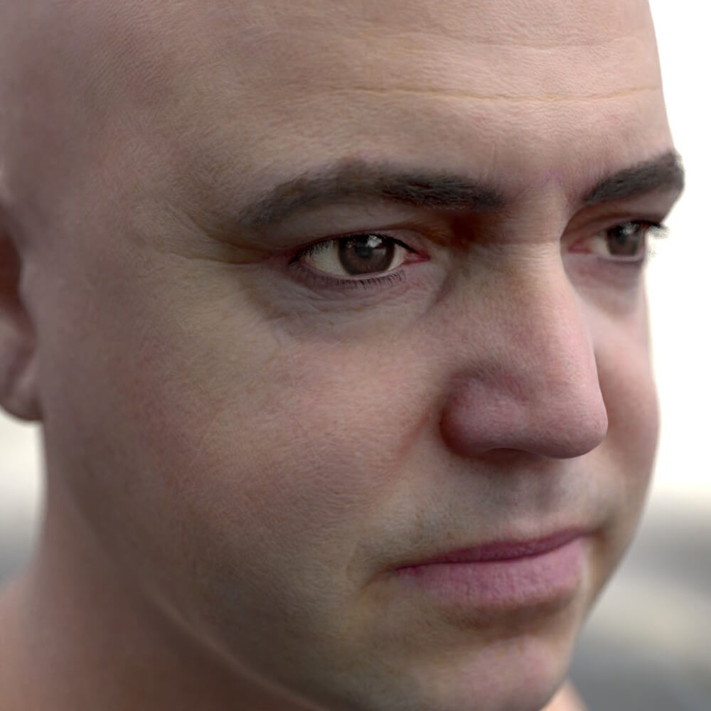 Human Head V2 - 3D Model by vefilanna