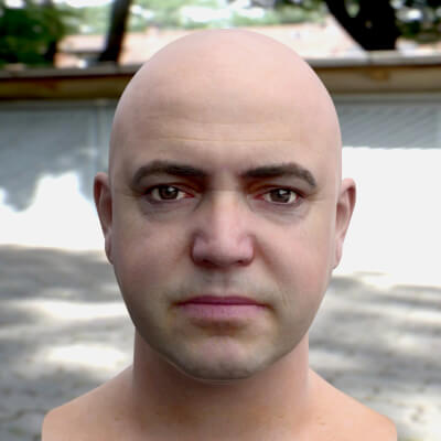 Human Head V2 - 3D Model by vefilanna