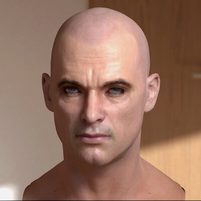 Human Head v1 - 3D Model by vefilanna