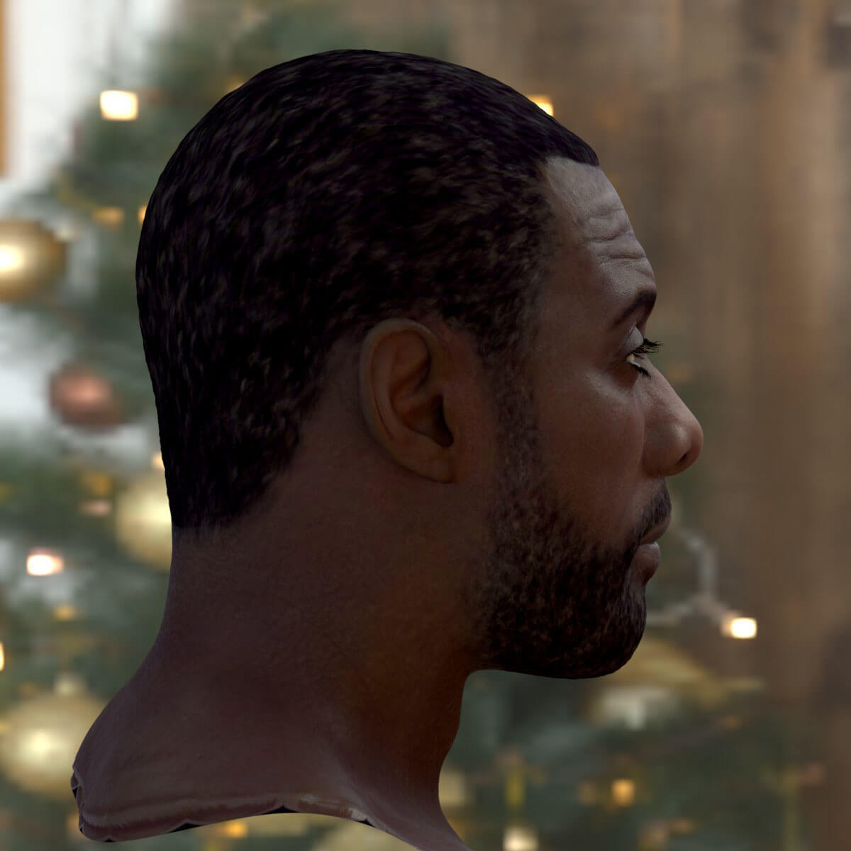 3D Model Idris Elba Head V1 by vefilanna