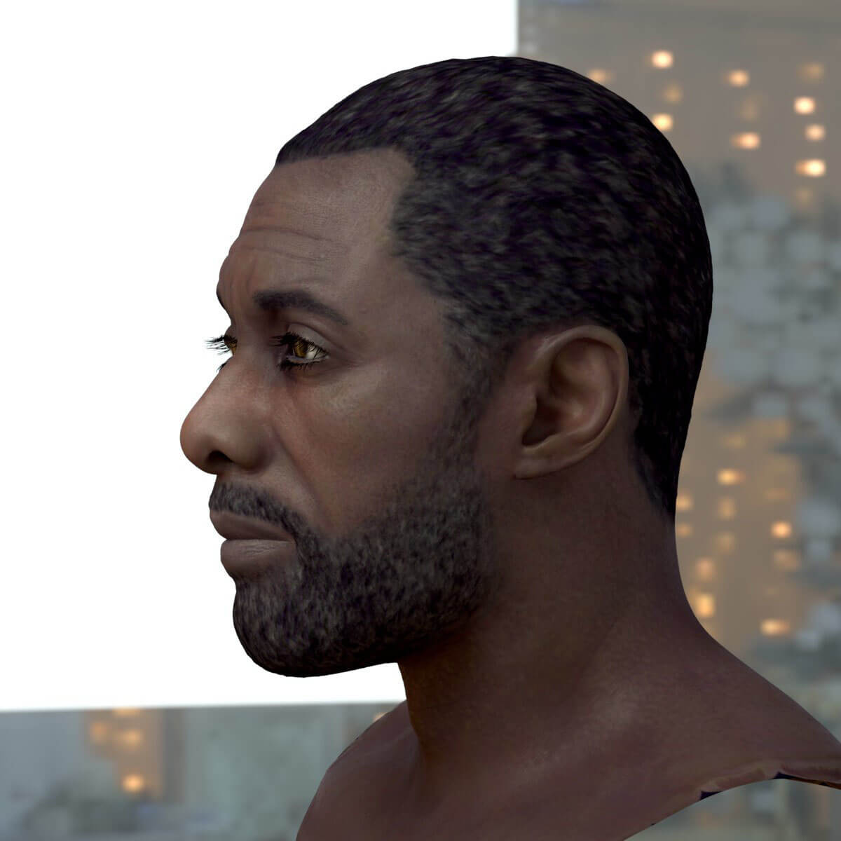Idris Elba Head V1 - 3D Model by vefilanna