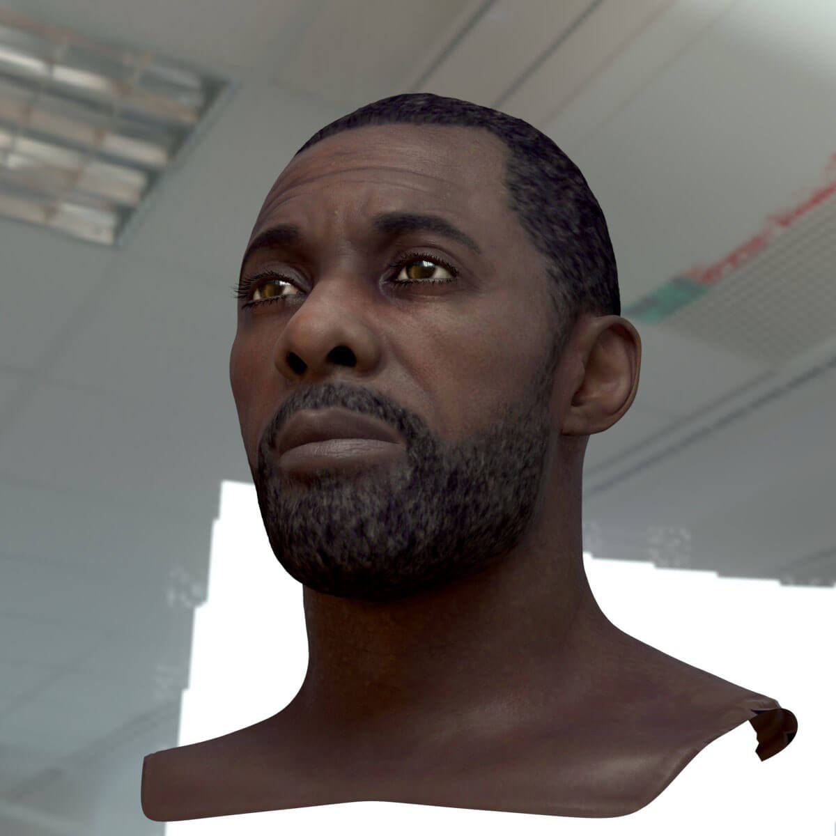 Idris Elba Head V1 - 3D Model by vefilanna