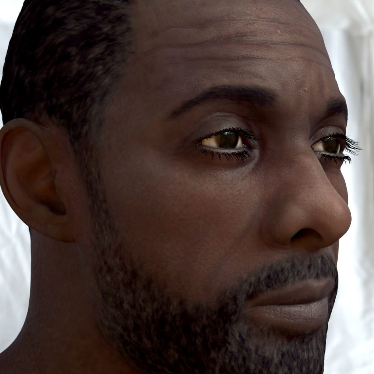 3D Model Idris Elba Head V1 by vefilanna