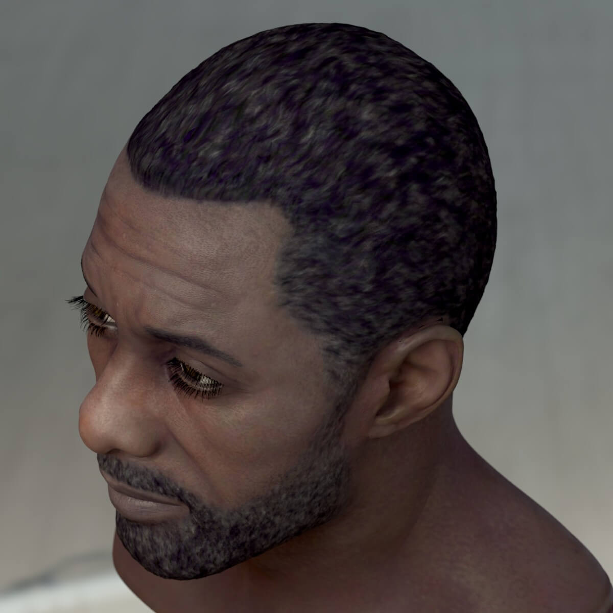 Idris Elba Head V1 - 3D Model by vefilanna