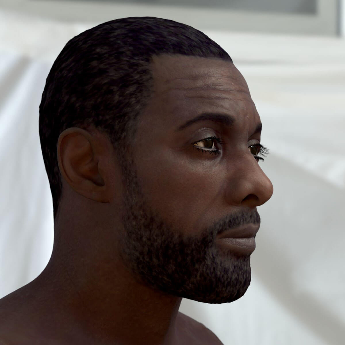3D Model Idris Elba Head V1 by vefilanna
