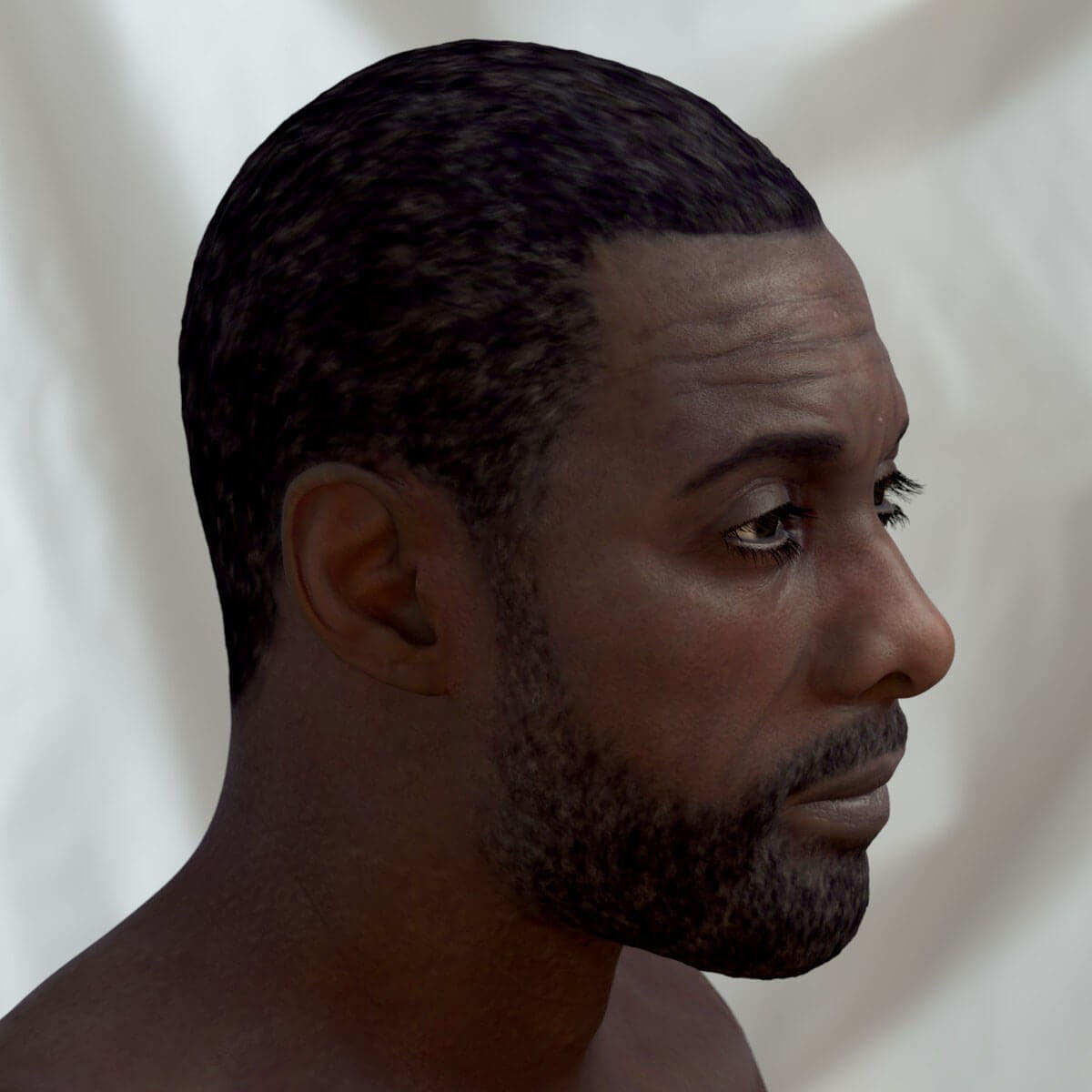 Idris Elba Head V1 - 3D Model by vefilanna