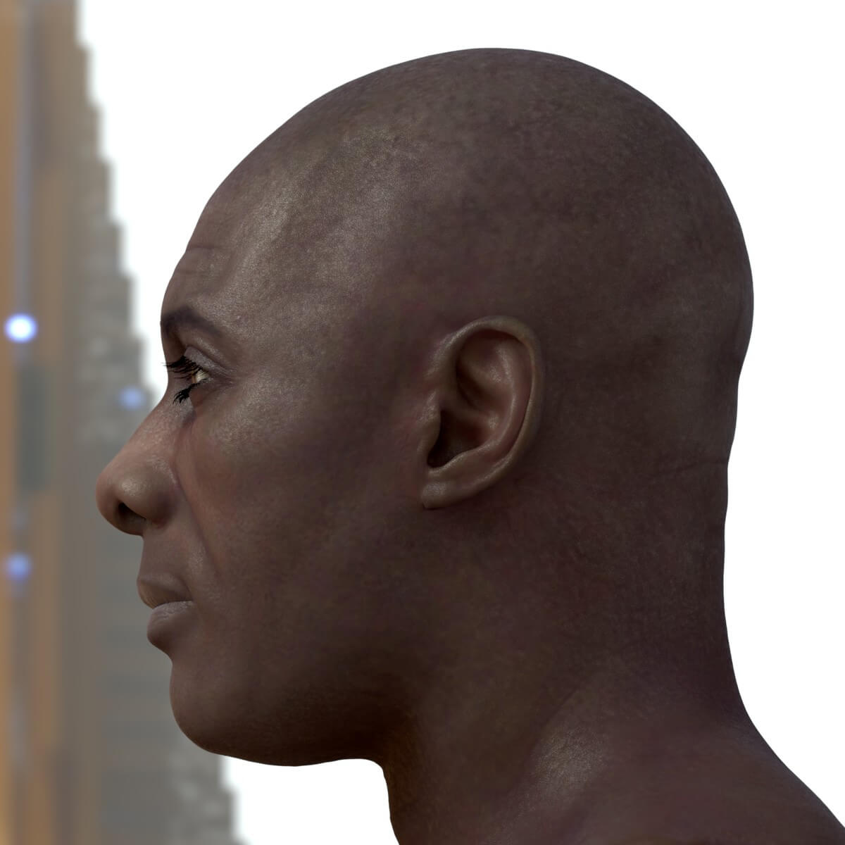 Idris Elba Head V2 - 3D Model by vefilanna