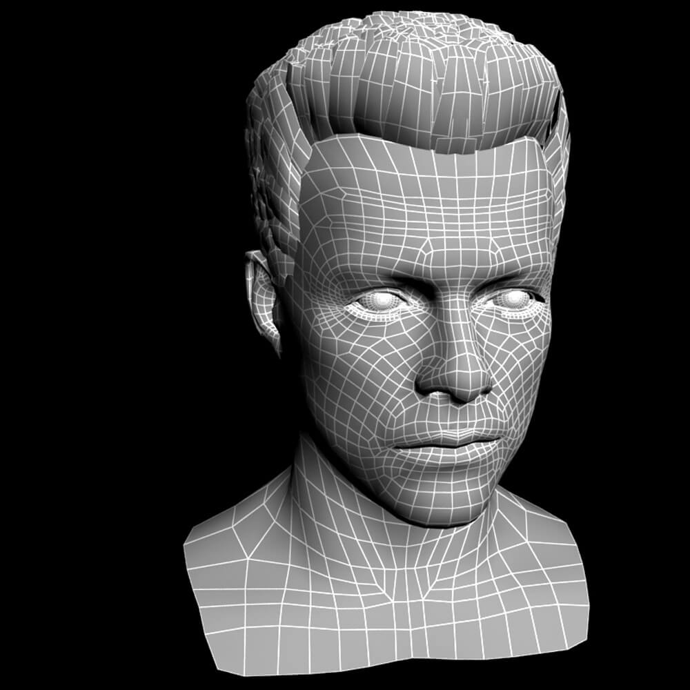 Jean Claude Van Damme Head - 3D Model by vefilanna