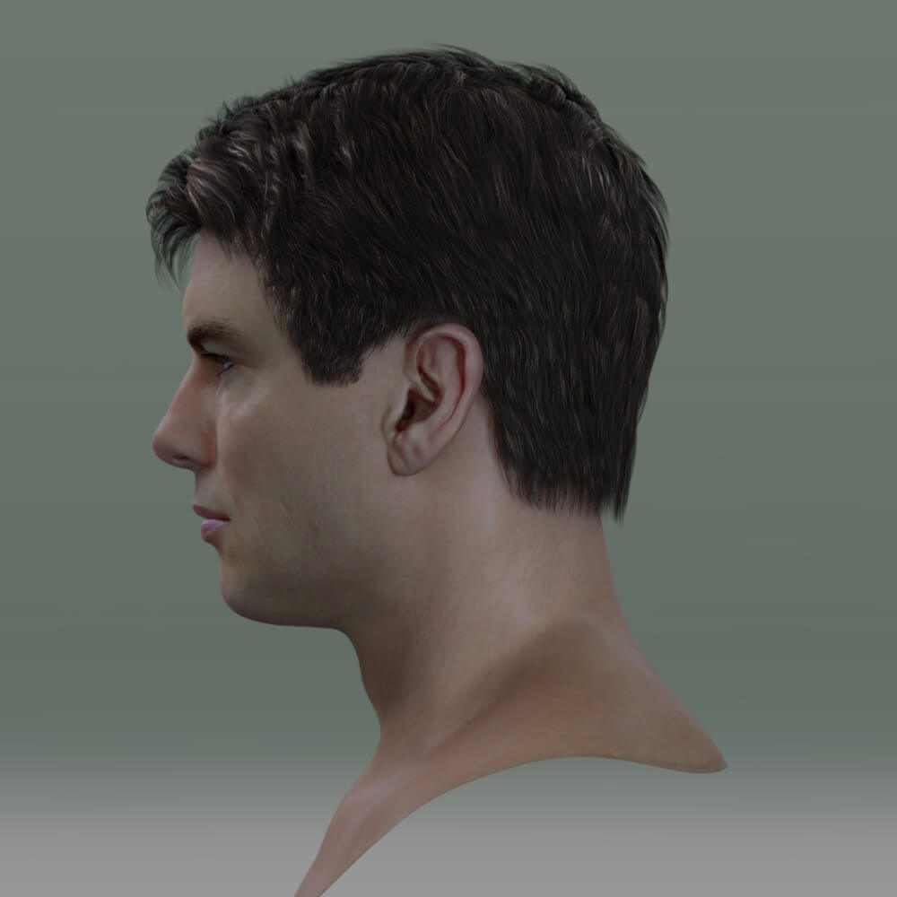 John Barrowman Head - 3D Model by vefilanna